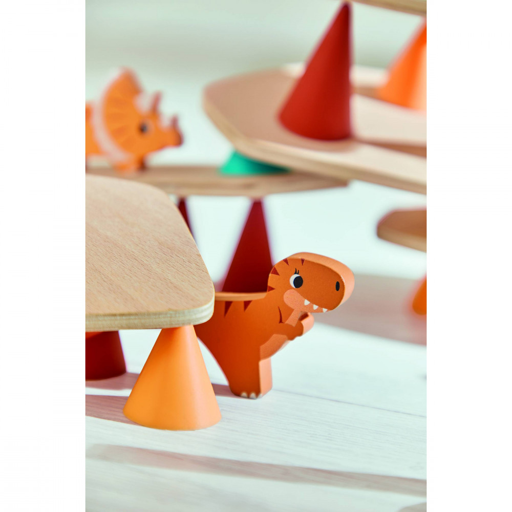 Piks Dino Wooden Balancing Game : Construction Games Janod - J05820