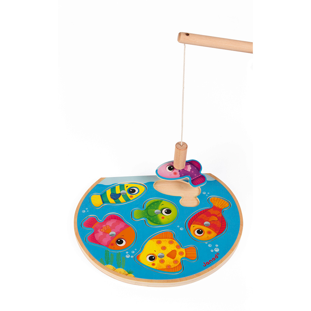 Speedy Fish Puzzle wood Magnetic Puzzles Janod J07088 speedy-fish-puzzle-wood-magnetic-puzzles-janod-j07088