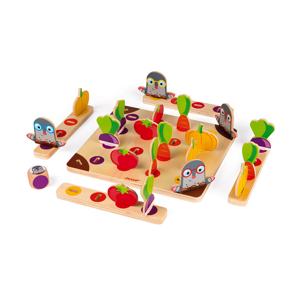 Garden Panic ! (bois) : Jeux de rapidité & de stratégie Janod - J08246