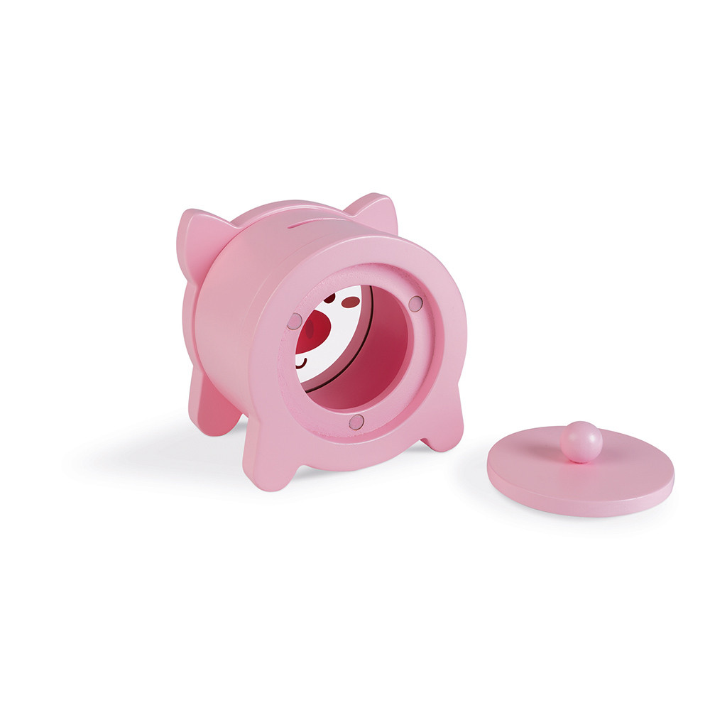 Hucha Cerdito : Huchas de madera Janod - J04653 - Huchas de madera - Janod