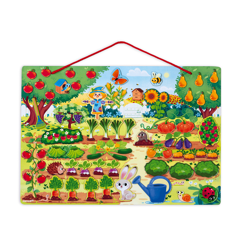 My Magnetic Garden : Educational magnetic games Janod - J05463