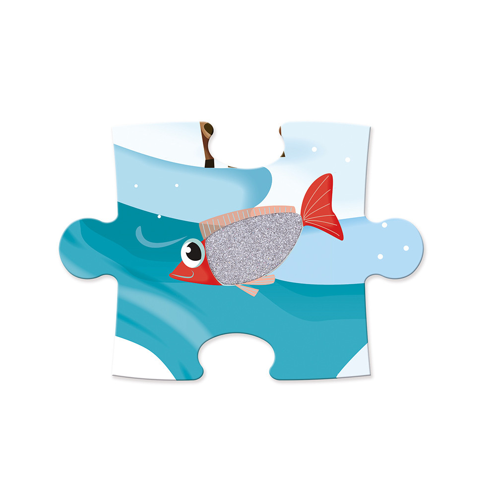 Haptik-Puzzle Im Eis 20 Teile : 20- bis 49-teilige Puzzles Janod ...