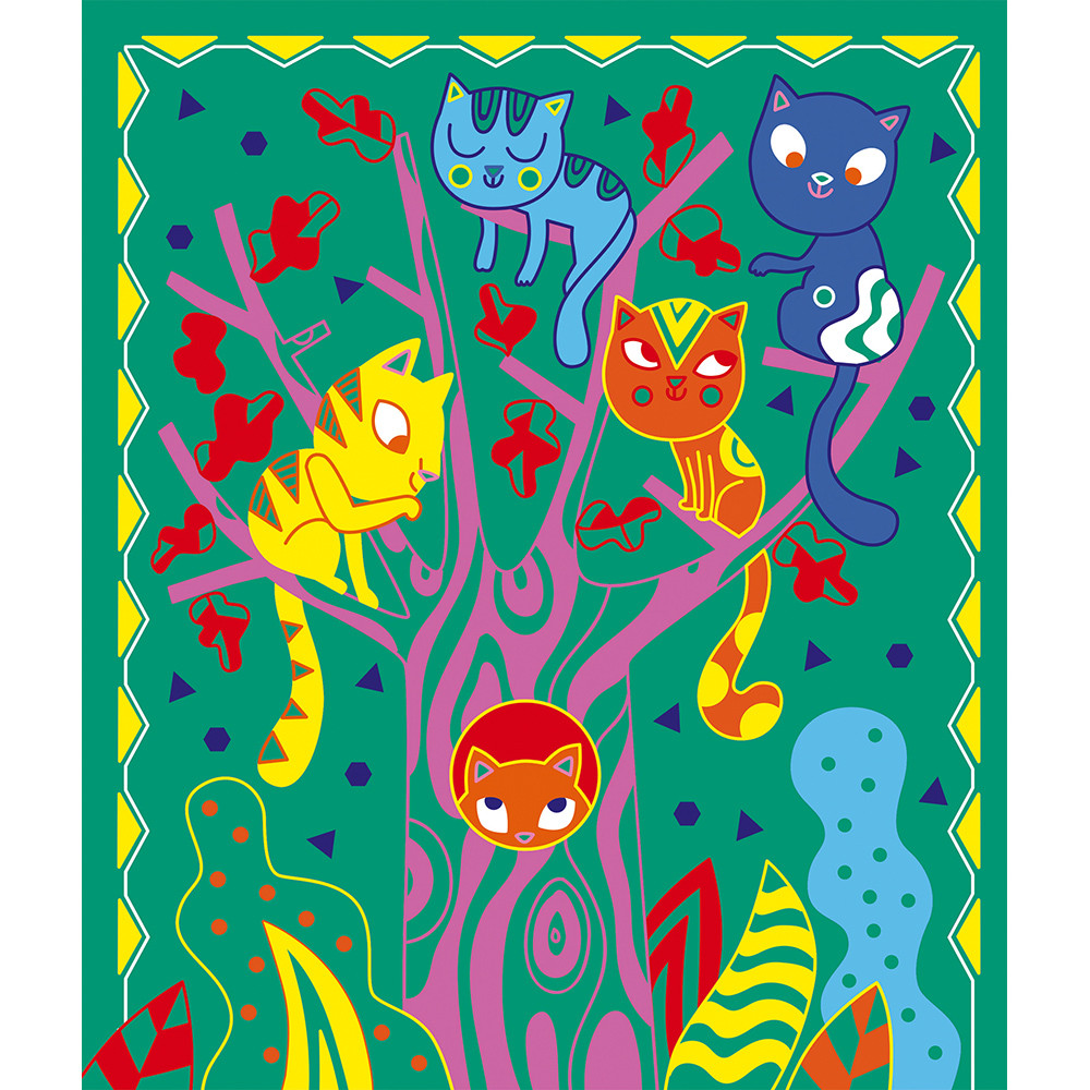 Scratch Art Cats : Scratch Art Janod - J07894