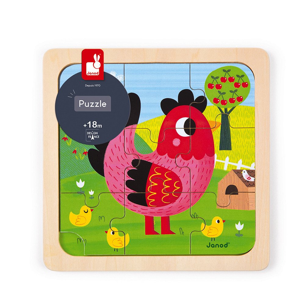 Puzzles en bois pour bébé - Puzzle premier âge - Janod