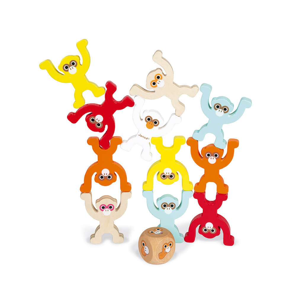 Juego Monkey Pyramid : Juego de habilidad Janod - J02633 - Juego de ...