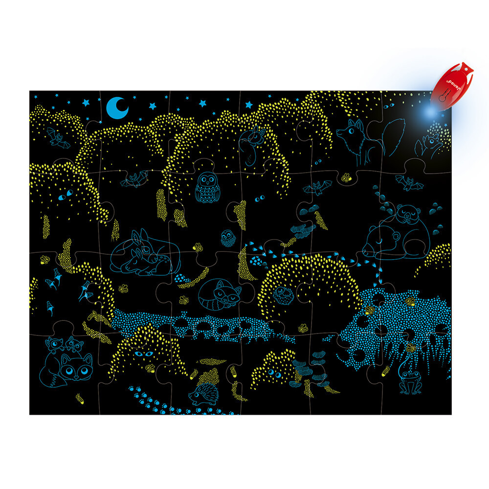 Magic Forest Puzzle : 20 to 49 piece puzzles Janod - J02653