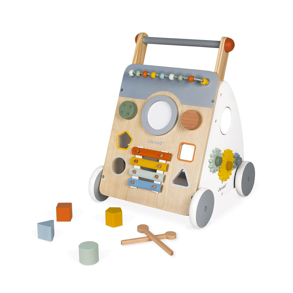 Sweet Cocoon Wooden Multi-Activity Trolley : Rockers, Ride-ons ...