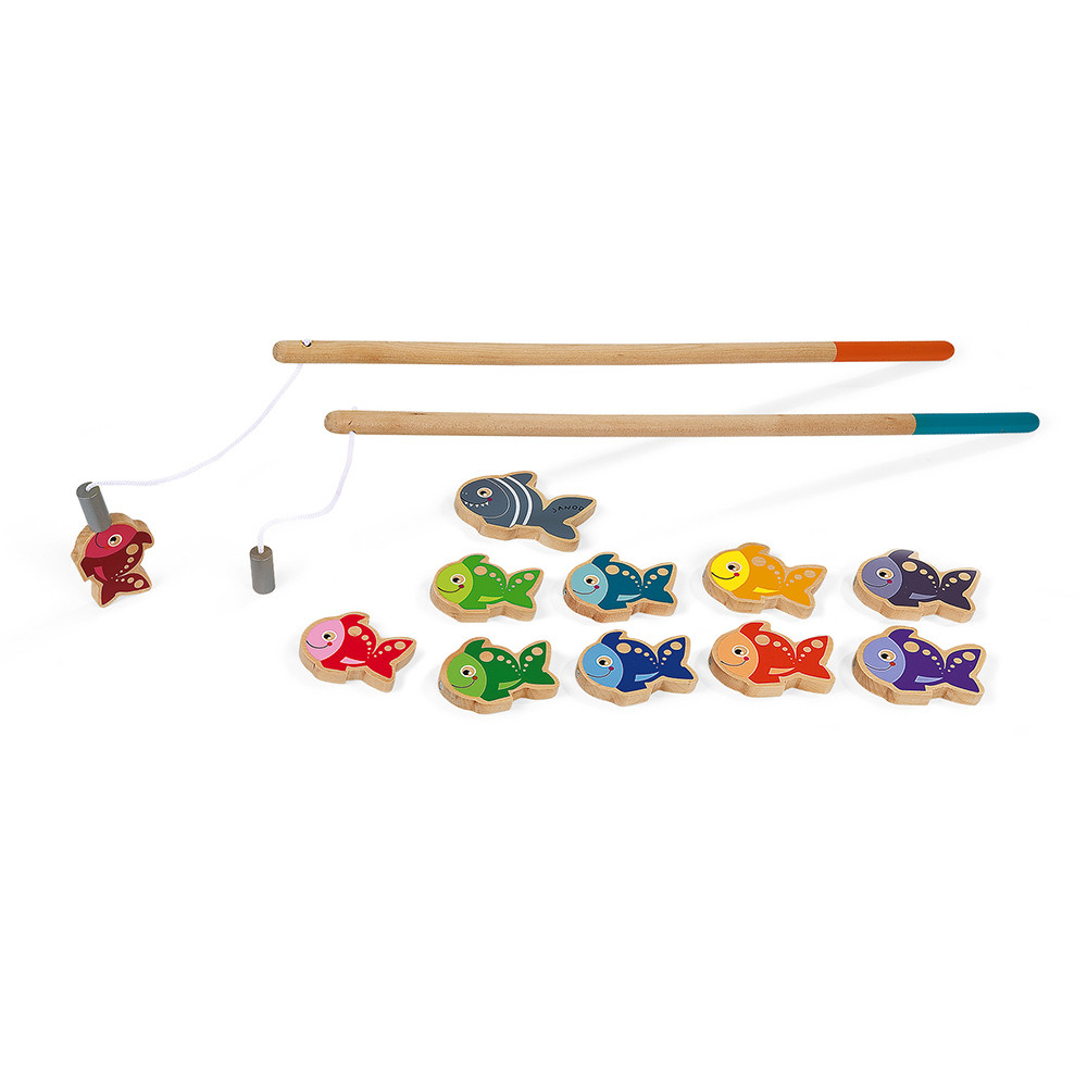 Magnet-Angelspiel Let's Go Fishing (Holz) : Geschicklichkeitsspiel ...