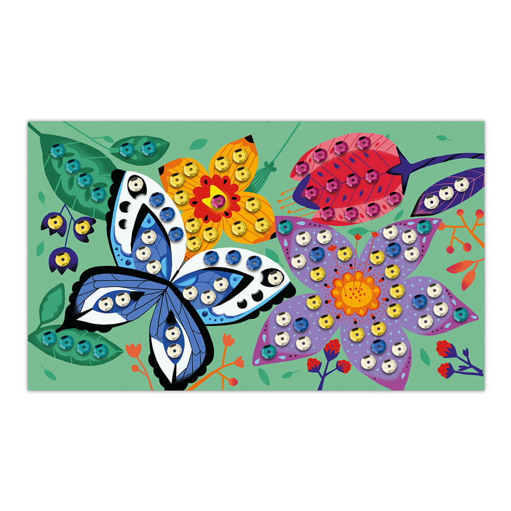 Creative Kit - Magical Garden Stick-on Sequin Set : Glitter, Golden ...