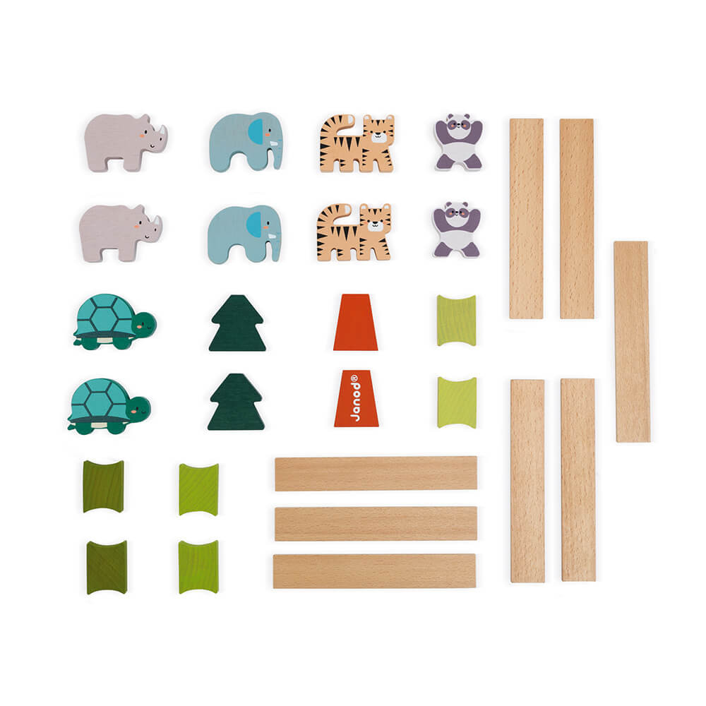 Wooden Balancing Animals game - In partnership with WWF® : Balance ...
