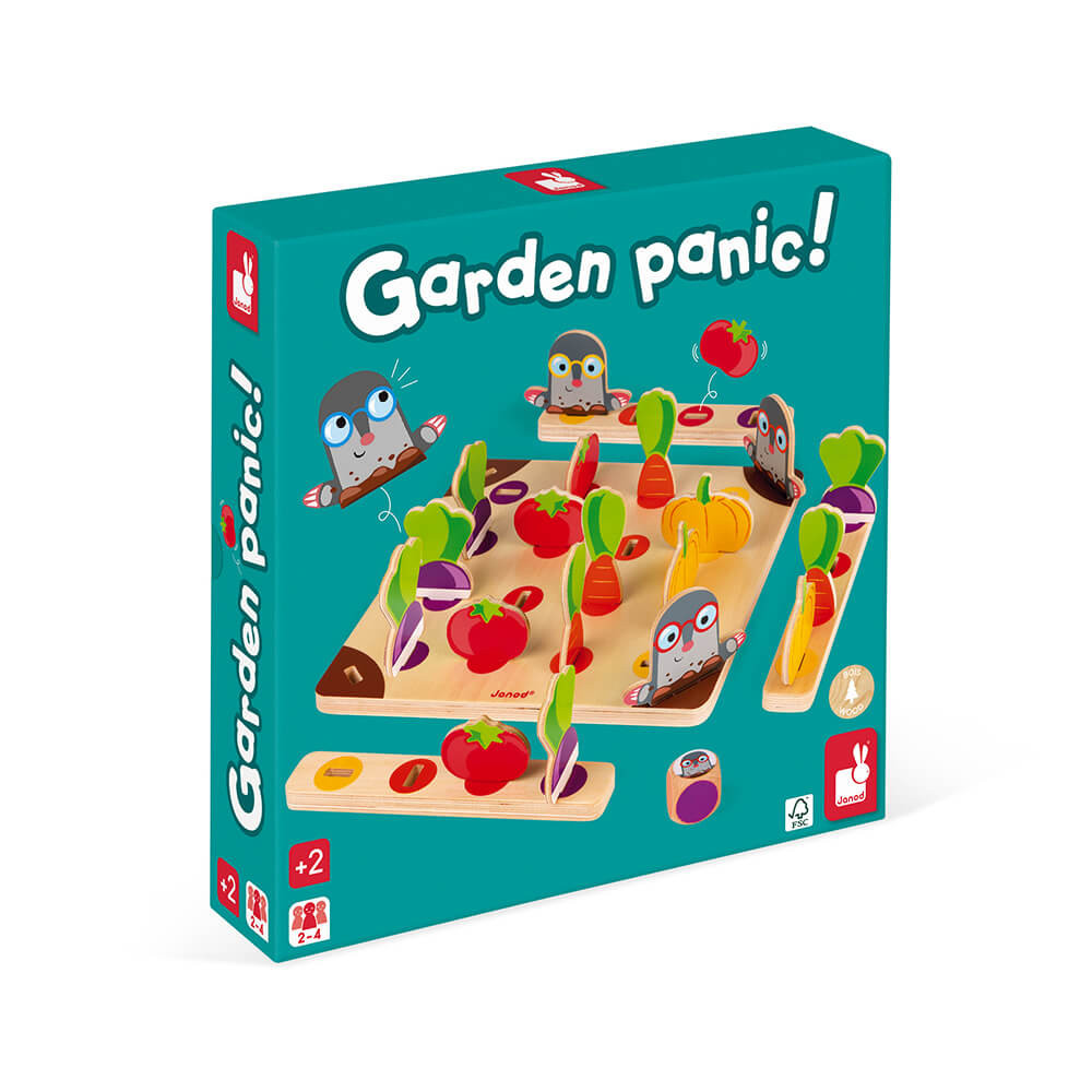 Gioco di Corrispondenza Garden Panic! (legno) : Giochi di rapidità e strategia Janod - J08246 ...