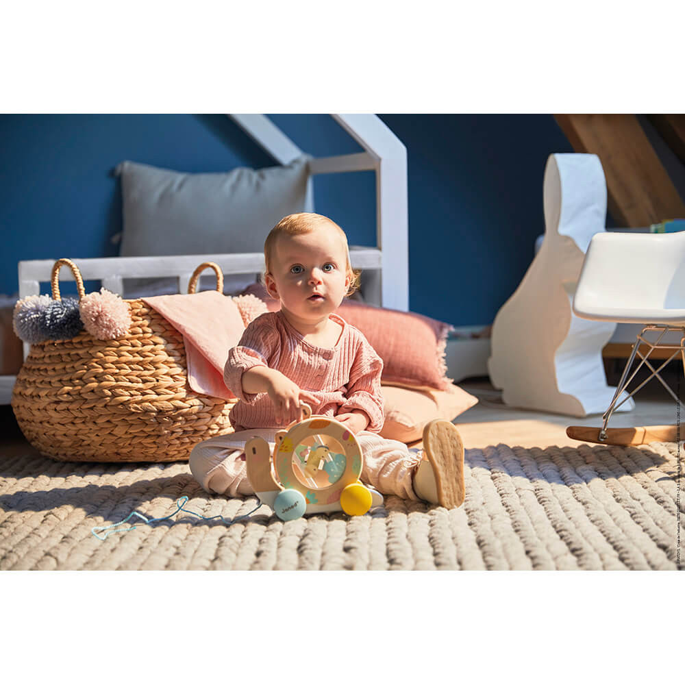 Pure Pull-Along Snail : Push & Pull toys Janod - J05159