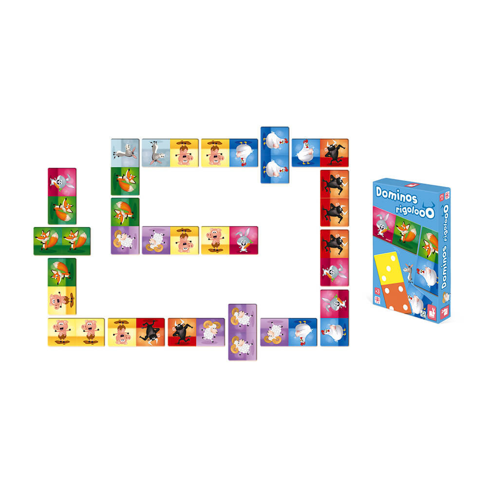 Dominoes Game - Dominos Rigolooo : Memory & matching games Janod - J02737