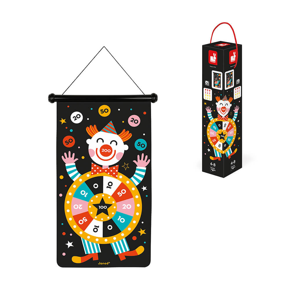 Magnetic Dart Game Circus : Skill games Janod - J02074
