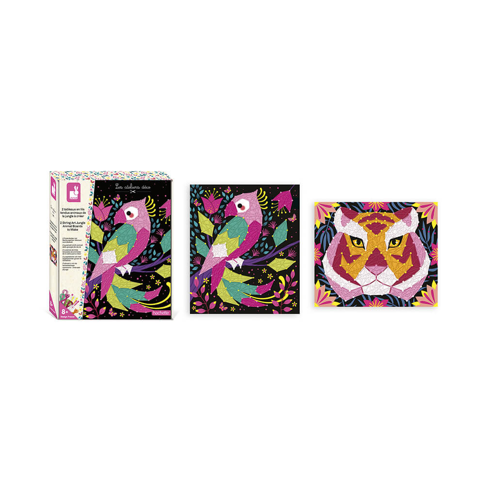 2 String Art Jungle Animal Boards To Make : "Les Ateliers Déco ...