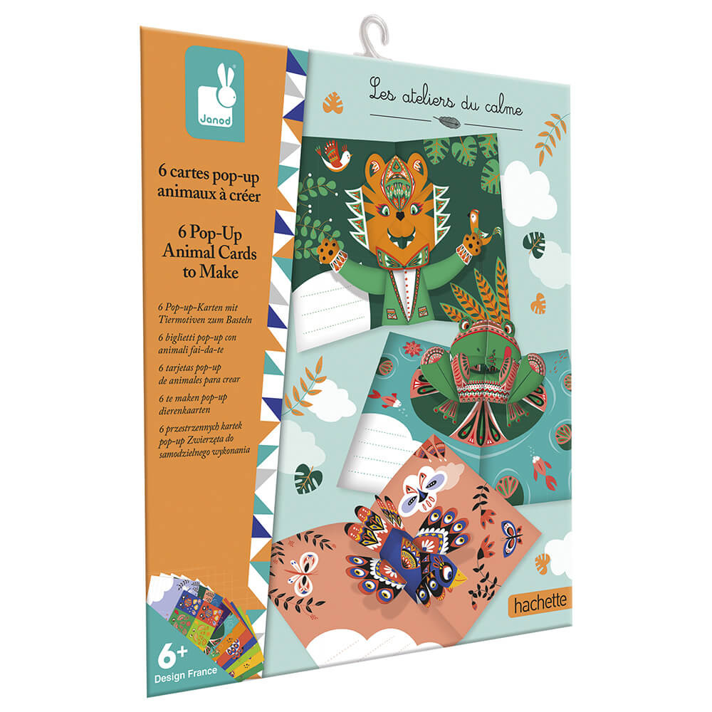 6 Pop-Up Animal Cards To Make : 3D Creations Janod - J07987