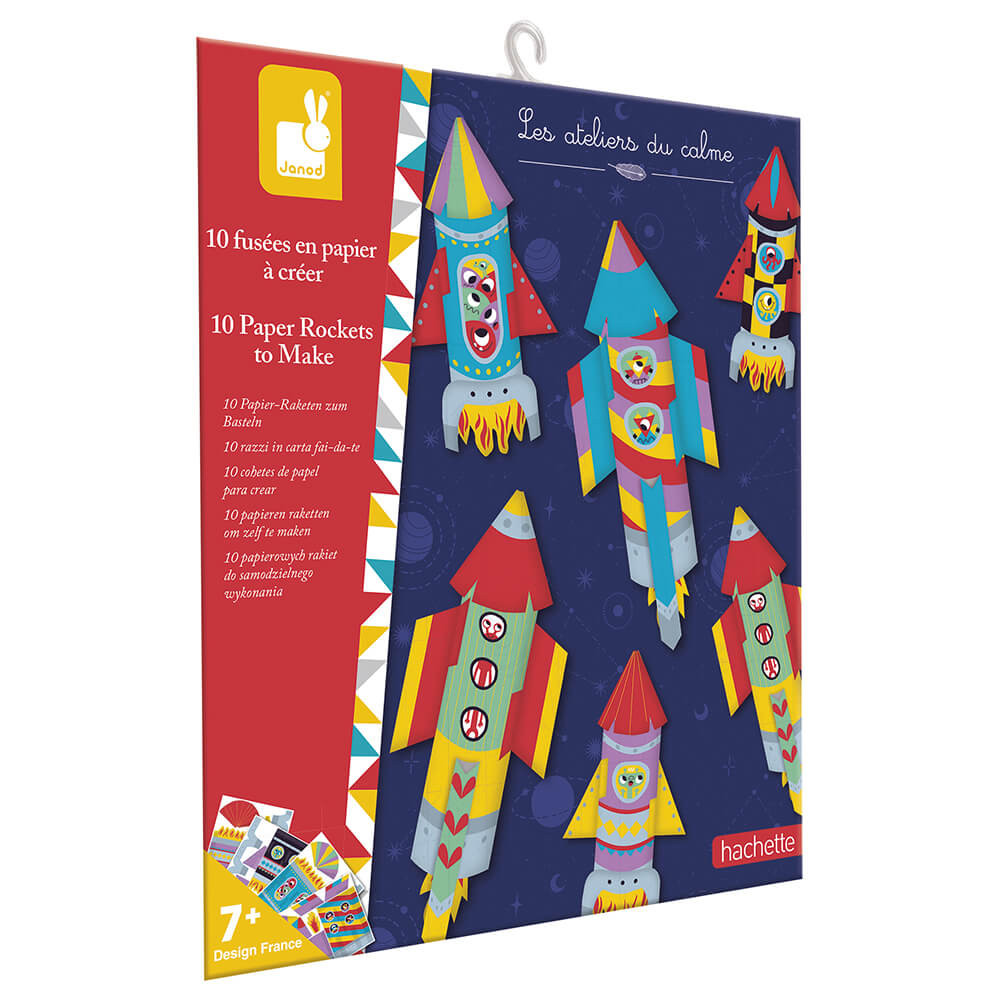 10 Paper Rockets To Make : 3D Creations Janod - J07988