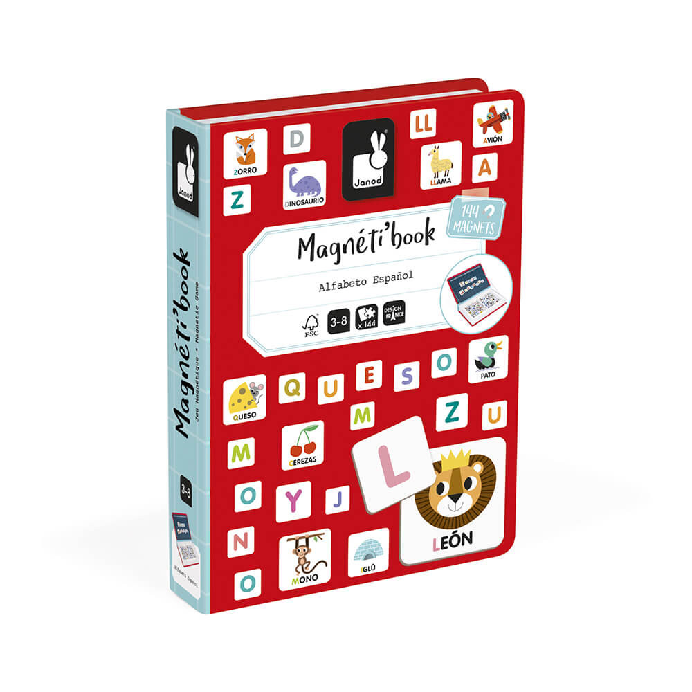 Magnéti'Book Alfabeto en Español : Juguetes educativos magnéticos Janod ...